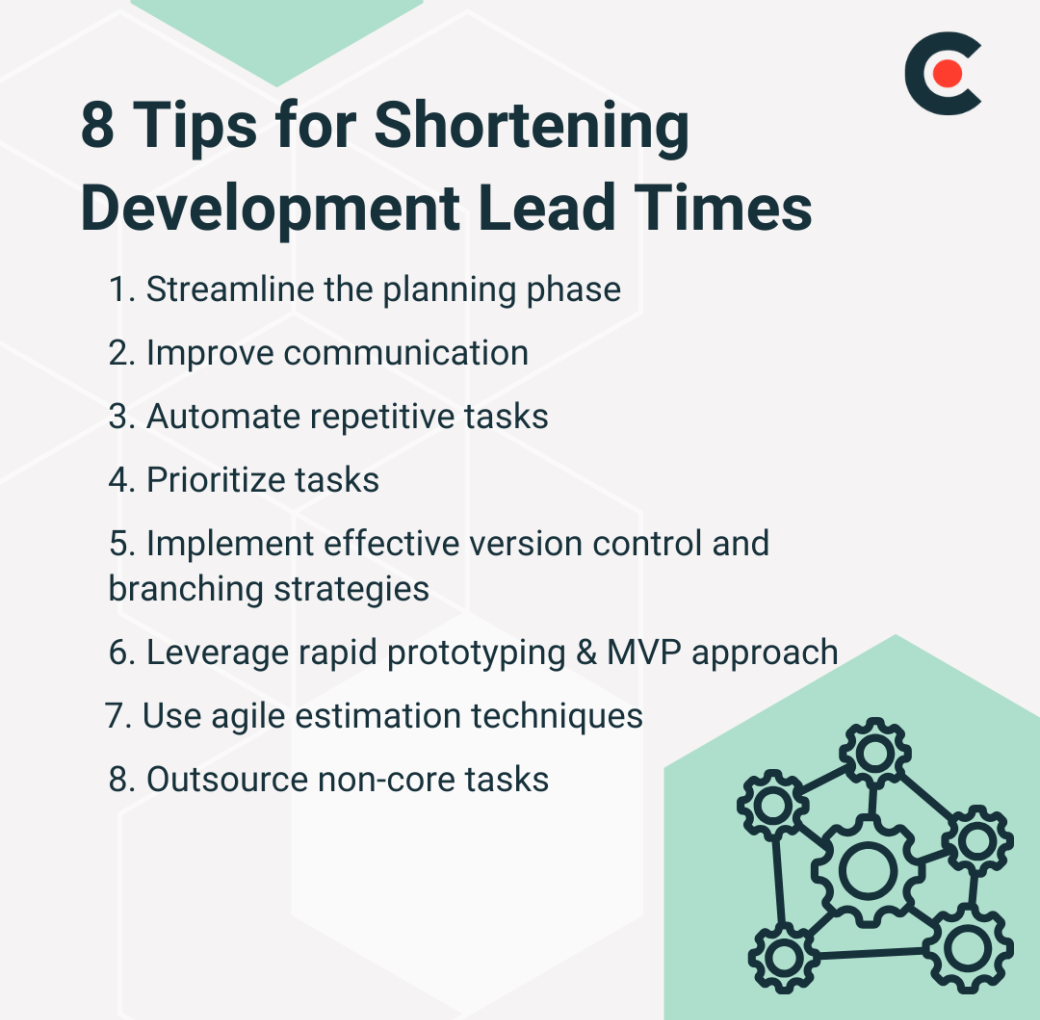 8 Tips for Shortening Development Lead Times | Clutch.co