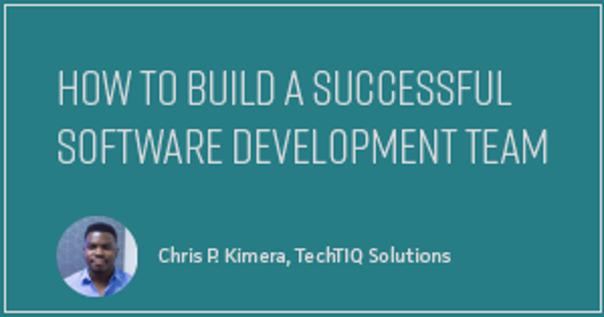 How to Build a Successful Software Development Team | Clutch.co