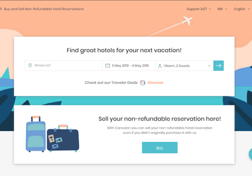 CancelOn Hotel Booking Portal