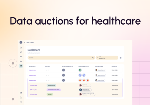 Reasearch and design for data auctions platform