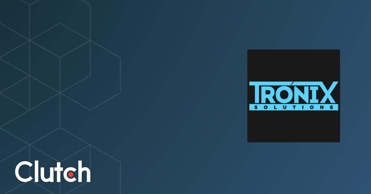 Tronix Solutions Reviews (1), Pricing, Services & Verified Ratings