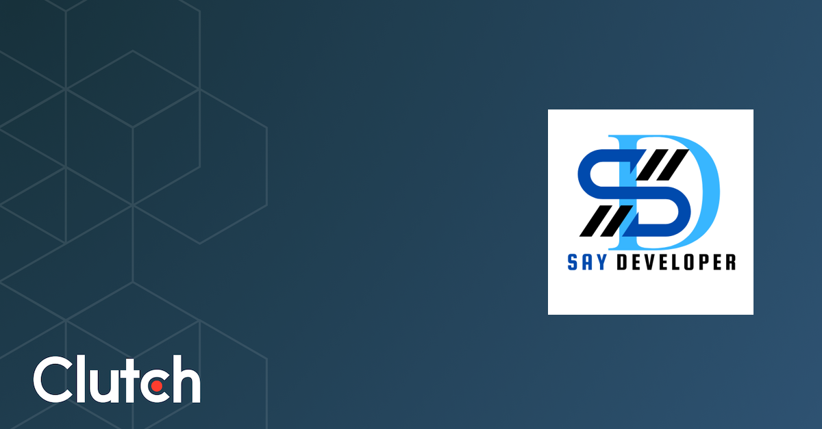 Say Developer Reviews (1), Pricing, Services & Verified Ratings