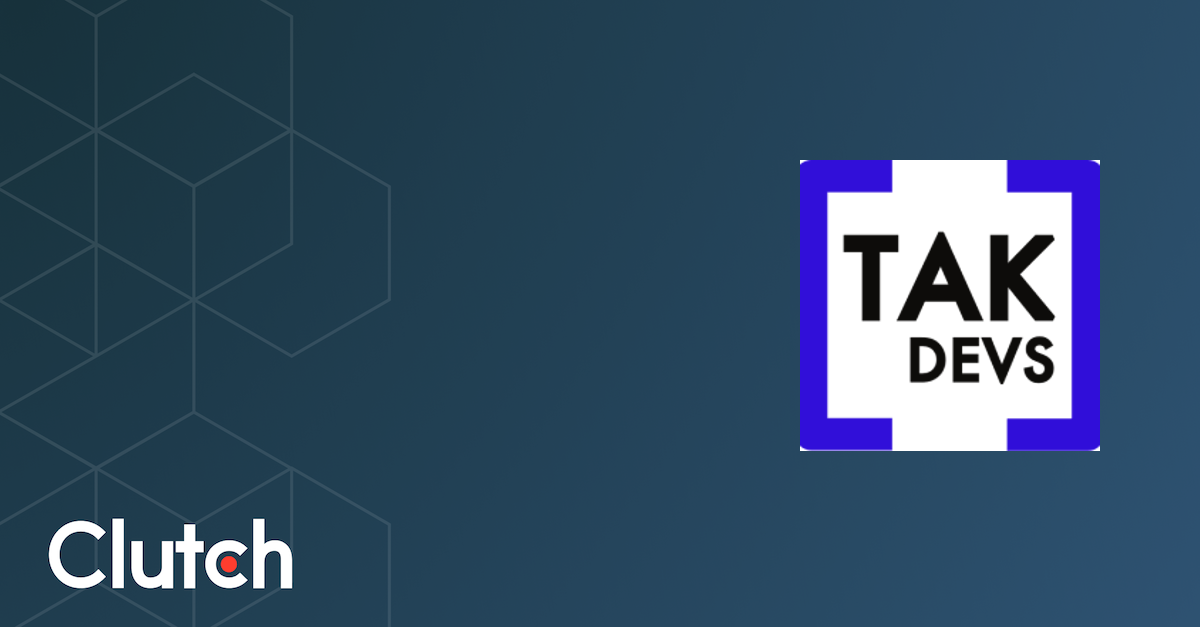 TAK Devs Pvt Ltd Reviews (5), Pricing, Services & Verified Ratings