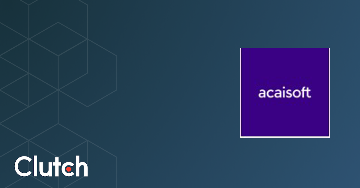 Acaisoft Reviews (6), Pricing, Services & Verified Ratings