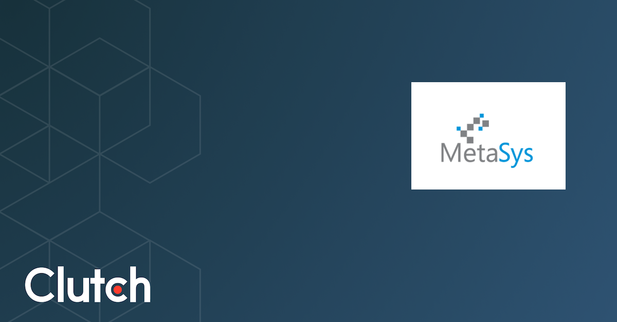 MetaSys Software Reviews (2), Pricing, Services & Verified Ratings