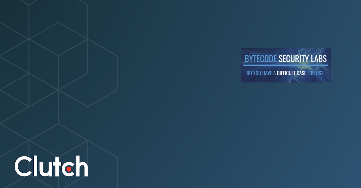 ByteCode Security Labs Reviews (2), Pricing, Services & Verified Ratings