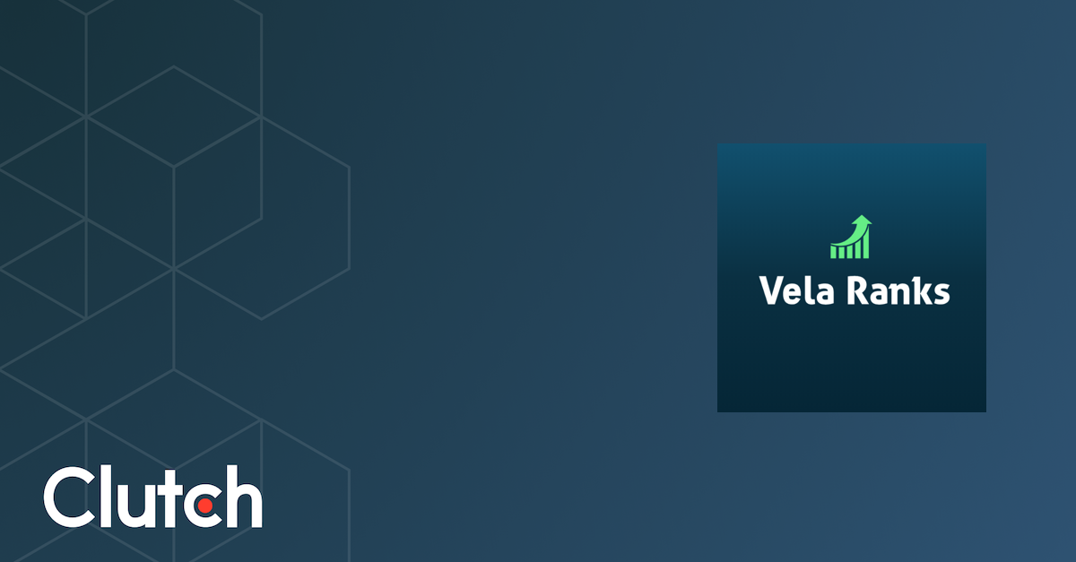 Vela Ranks Reviews (1), Pricing, Services & Verified Ratings