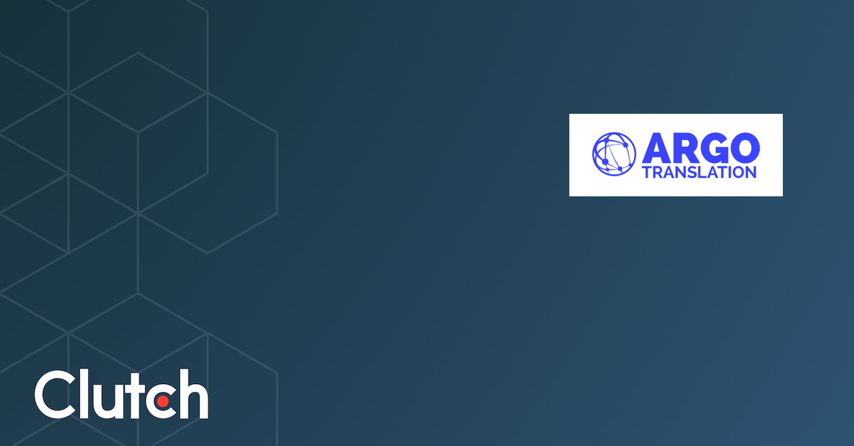 Argo Translation Reviews (6), Pricing, Services & Verified Ratings