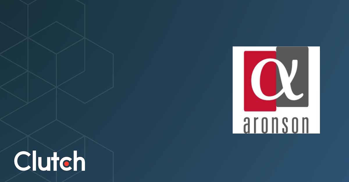 Aronson LLC Reviews (1), Pricing, Services & Verified Ratings