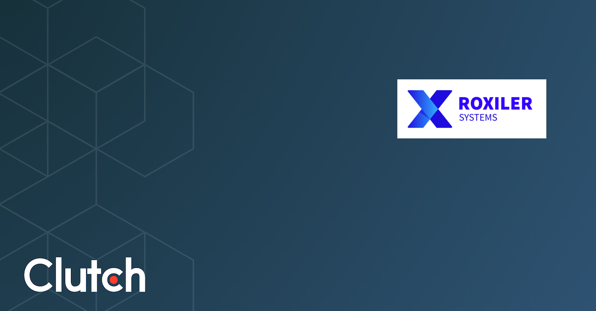 Roxiler Systems Reviews (1), Pricing, Services & Verified Ratings