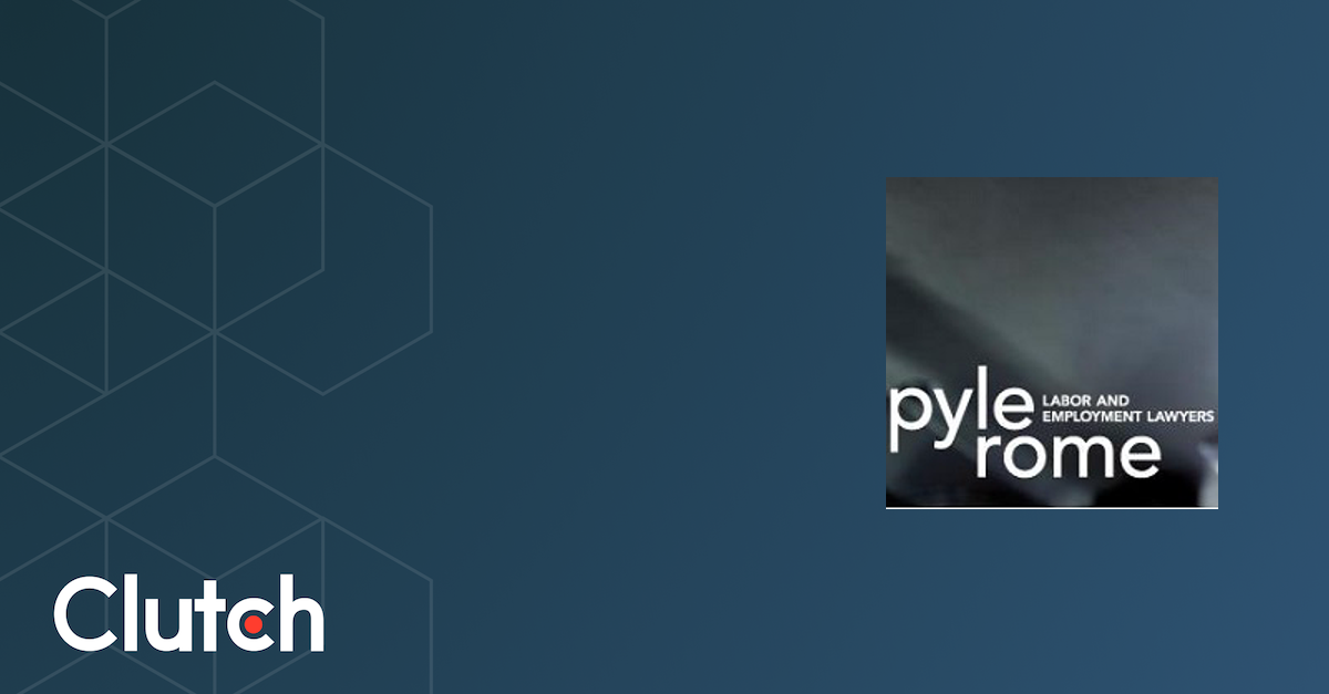 Pyle Rome Ehrenberg PC Services, Contact Info | Clutch.co