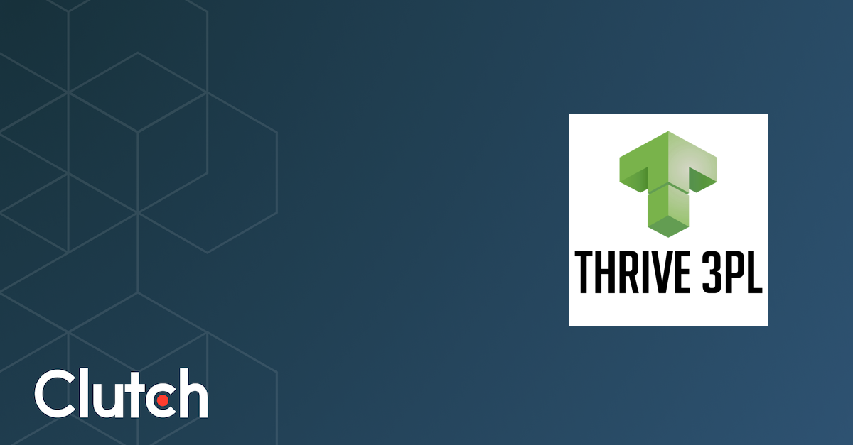 Thrive 3PL Reviews (1), Pricing, Services & Verified Ratings