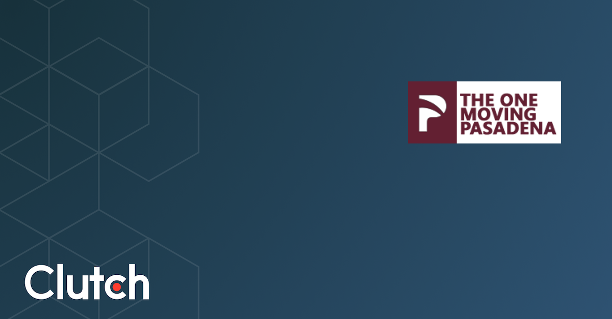 The Moving One Pasadena - Services & Company Info