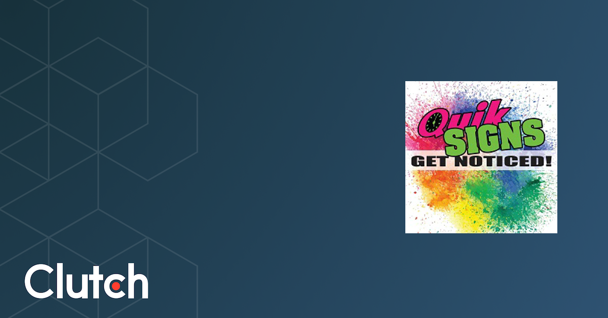 Research & Learn About Quik Signs - The Manifest